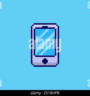 Pixel art smartphone game asset design Stock Vector Image & Art - Alamy