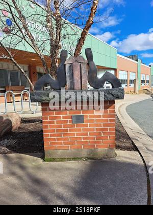 Public library in downtown Antigonish, Nova Scotia, Canada Stock Photo ...
