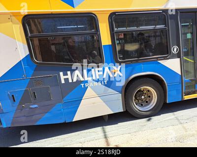 Halifax Transit bus on North Street in Halifax, Nova Scotia, Canada in ...