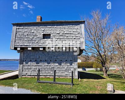 Parks Canada St. Andrews Blockhouse National Historic Site sign at ...