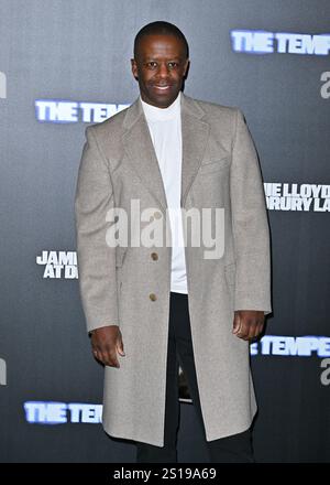 London, UK. Adrian Lester at The Tempest press night. Theatre Royal ...