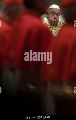 VATICAN CITY, VATICAN - DECEMBER 31: Pope Leo XIV celebrates the ...
