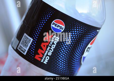 Copenhagen(Denmark /02 january 2025 / Pepsi max maximum taste no sugar ...