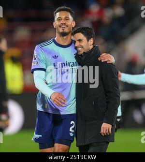 Arsenal manager Mikel Arteta celebrates after the Premier League match ...