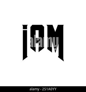IAM letter logo design for technology company. IAM logo design black ...