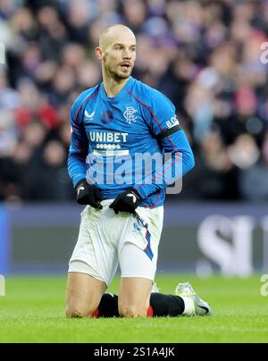 Rangers' Vaclav Cerny reacts during the UEFA Europa League round of ...