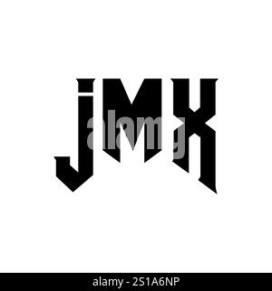 JMX letter logo design for technology company. JMX logo design black ...
