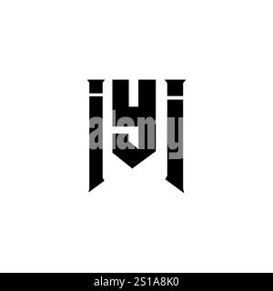 IYI letter logo design for technology company. IYI logo design black ...