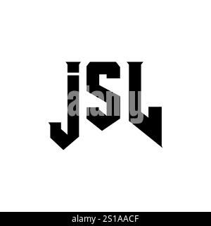 JSL letter logo design for technology company. JSL logo design black ...