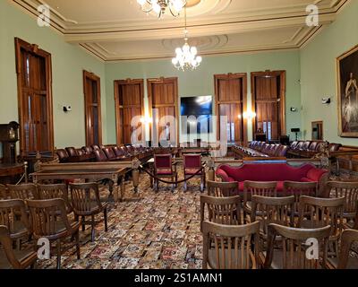 Legislative Assembly in downtown Fredericton, New Brunswick, Canada ...