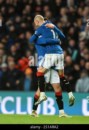 Rangers' Vaclav Cerny celebrates scoring their side's second goal of ...