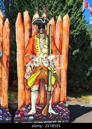 Soldier sign at Castle Hill National Historic Site in Jerseyside ...