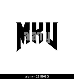 MKV letter logo design for technology company. MKV logo design black ...
