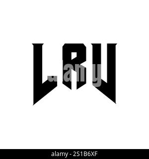 LRV letter logo design for technology company. LRV logo design black ...