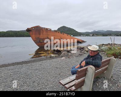 SS Charcot shipwreck in Conception Harbour, Newfoundland & Labrador ...