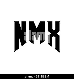 NMX letter logo design for technology company. NMX logo design black ...