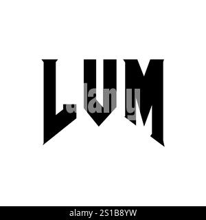 LVM letter logo design for technology company. LVM logo design black ...