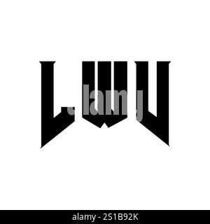 LWV letter logo design for technology company. LWV logo design black ...