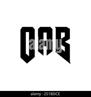 OAB letter logo design for technology company. OAB logo design black ...