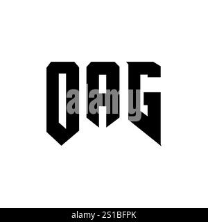 OAG letter logo design for technology company. OAG logo design black ...