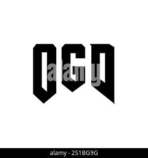 OGD letter logo design for technology company. OGD logo design black ...