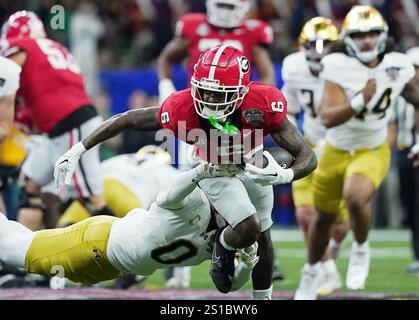 Notre Dame wide receiver Jordan Faison (6) runs during NCAA college ...