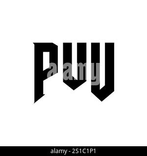 PUU letter logo design for technology company. PUU logo design black ...