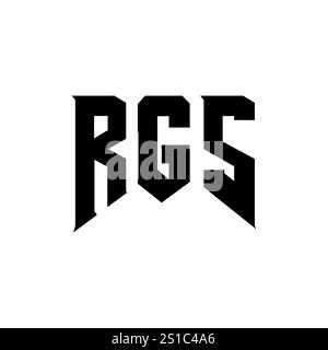 RGS letter logo design for technology company. RGS logo design black ...