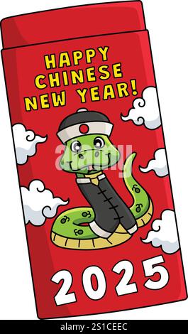 Year of the Snake Cartoon Colored Clipart Stock Vector Image & Art - Alamy