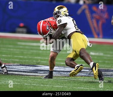 Georgia quarterback Gunner Stockton (14) warms up before an NCAA ...