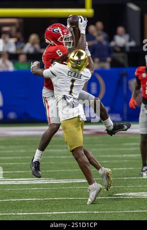 Notre Dame wide receiver Jordan Faison (6) warms up before the Orange Bowl NCAA College Football ...