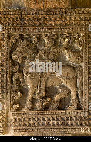 Embekke Devalaya an architectural wood carvings. Its history extends ...