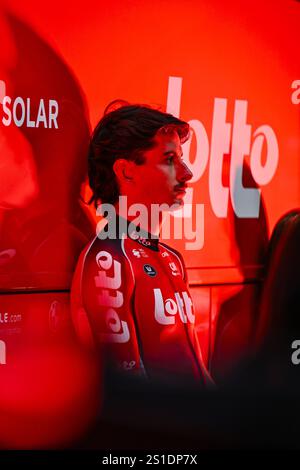 Belgian Cedric Beullens of Lotto Cycling Team pictured in action during ...