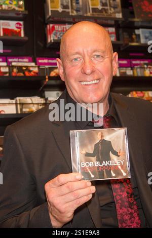 Bob Blakeley sings and signs his first Album at HMV Manchester, Arndale ...
