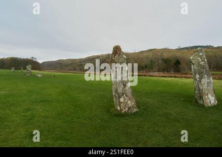 Nether Largie neolithic standing stones, Kilmartin Glen Argyll ...
