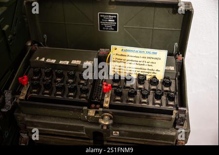 Old radio station TIG 900 in Bunk Art 1 in Tirana, Albania, DEC 10 ...