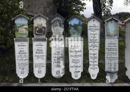 Death board, death boards by the wayside Stock Photo - Alamy
