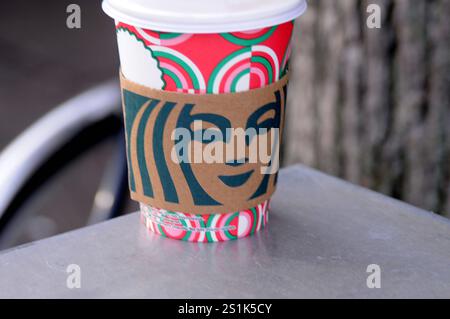 Copenhagen/Denmark /04 JANUARY 2025/ Seattle chain star bucks coffee ...