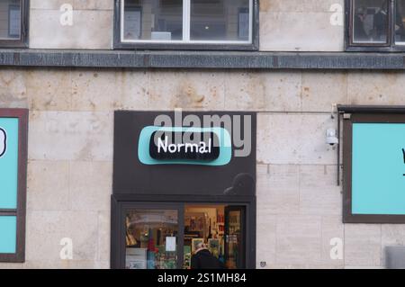 Copenhagen/ Denmark/04 JANUARY 2025/ Normal store shoppers in danish ...