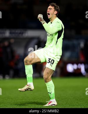 Blackpool goalkeeper Harry Tyrer during the Sky Bet League One match at ...