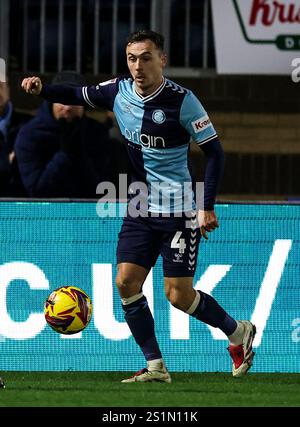 Wycombe Wanderers' Josh Scowen in action during the Bristol Street ...