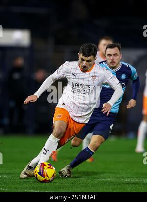 Albie Morgan of Blackpool during the Sky Bet League 1 match Stevenage ...