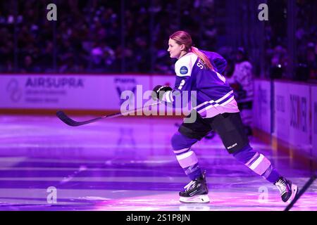 January 4th, 2025: Minnesota Frost defender Maggie Flaherty (19) skates ...
