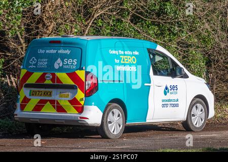 SES Water company van, East Surrey, England, UK Stock Photo - Alamy