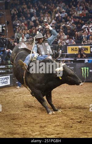 Jan 03, 2024; New York City , New York, USA; Keyshawn Whitehorse ...