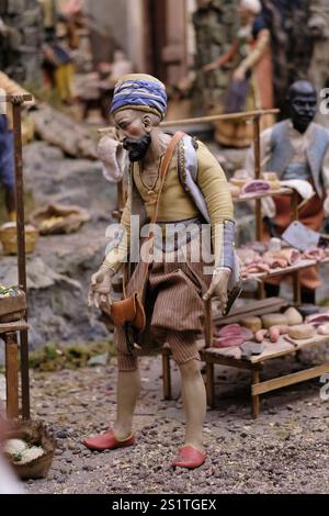 view of the Nativity Scene of the Prince, at the Royal Palace of Madrid ...