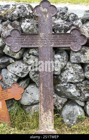 Old iron crosses in Norway Stock Photo - Alamy