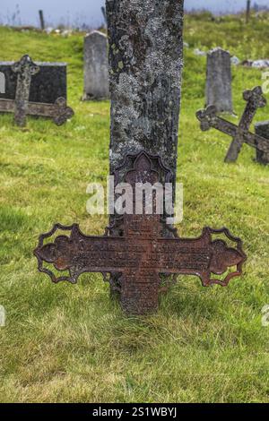 Old iron crosses in Norway Stock Photo - Alamy