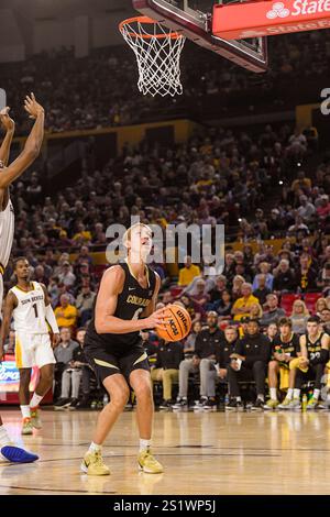 Colorado forward Trevor Baskin (6) in the second half of an NCAA ...