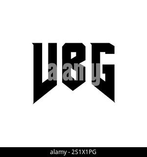 VBG letter logo design for technology company. VBG logo design black ...